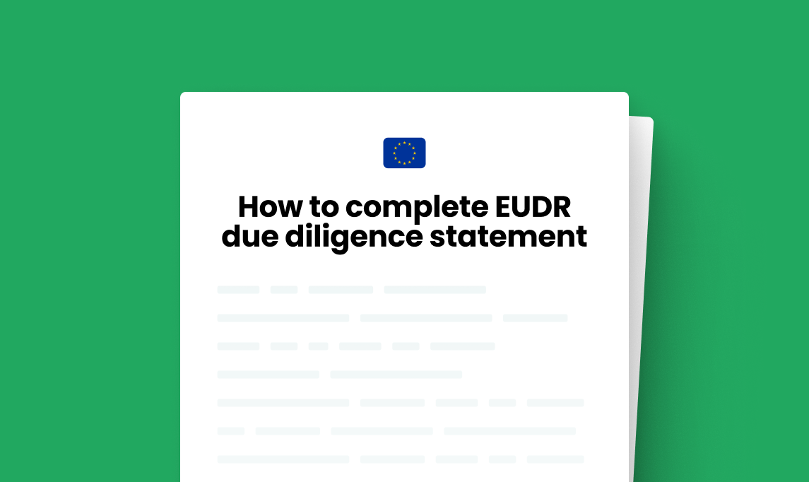 How to complete EUDR due diligence statement? — Meridia
